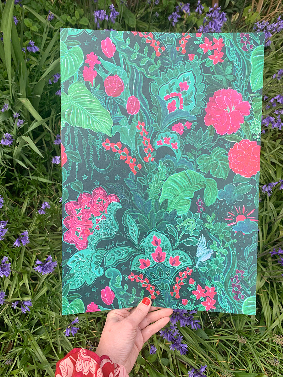 Evergreen A3 Print – The Wallflower Studio